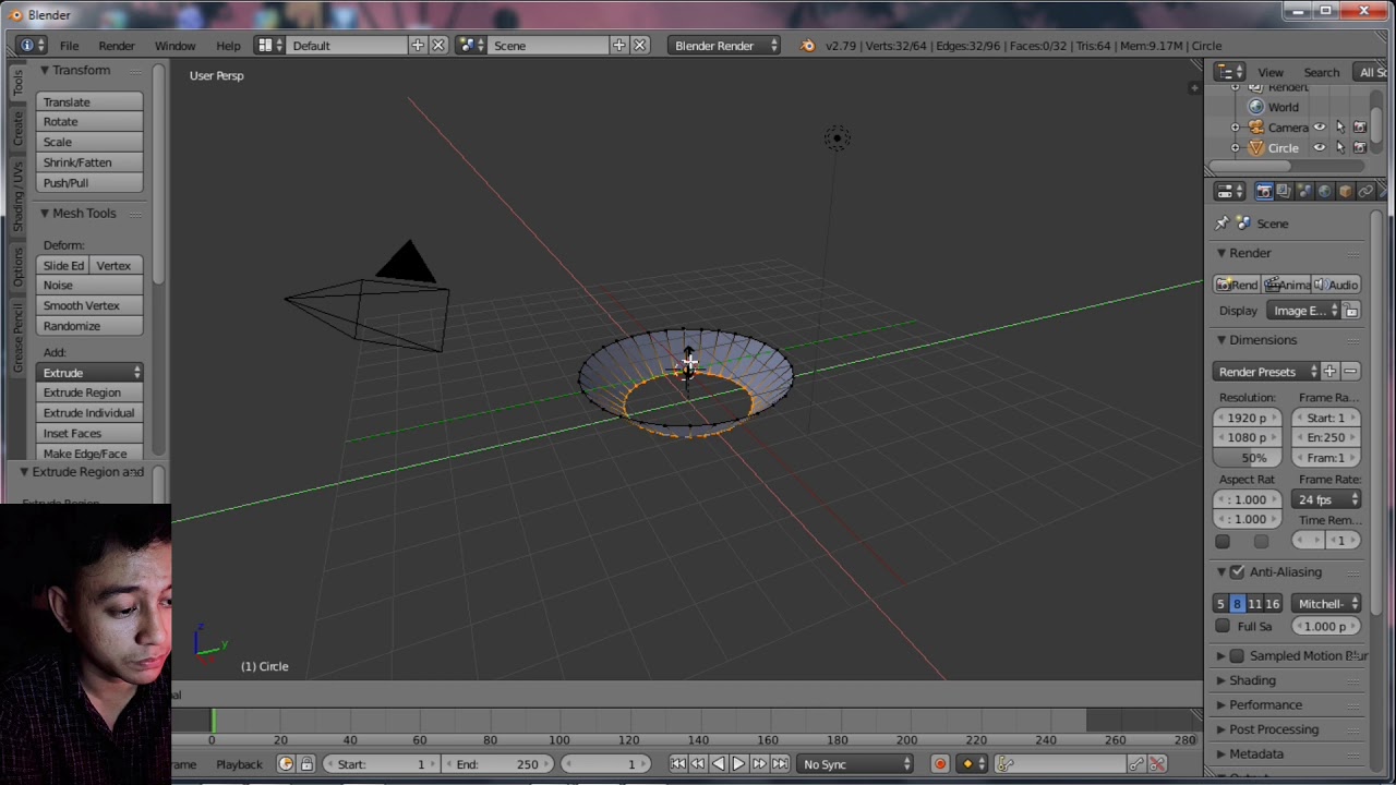 Membuat Piring 3D dengan Blender - YouTube