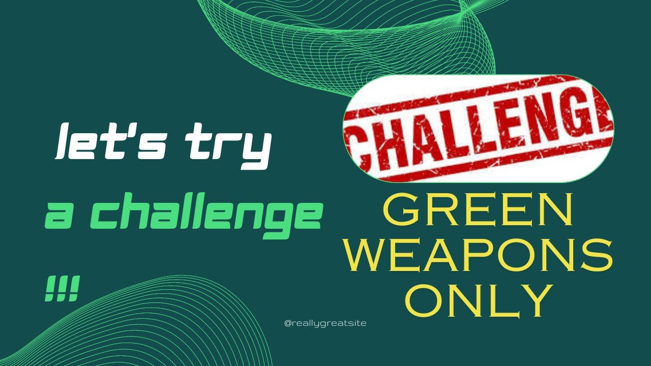 The green weapon only challenge in fortnite!!! | Fortnite Battle Royale ...