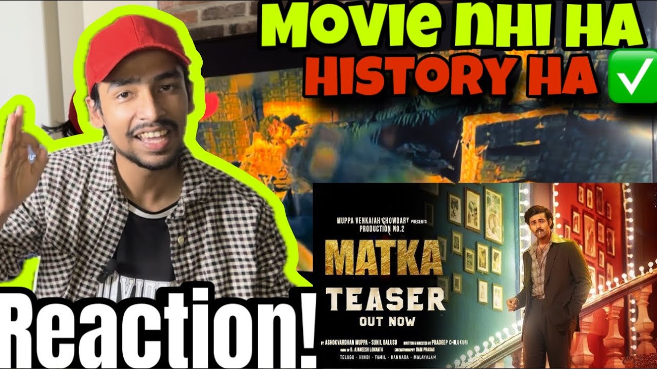 MATKA Teaser Reaction and Review | HINDI Explains | Matka official ...