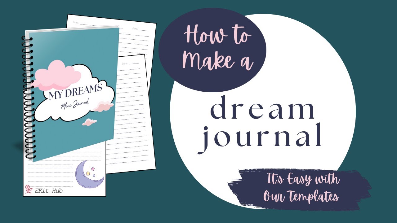 How to Make a Dream Journal - YouTube