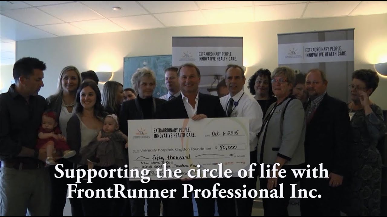 Frontrunner Professional Inc. provides significant support for health ...