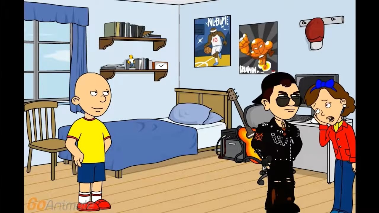 Caillou meets motocross part 2 (1RedBed Re-Upload) - YouTube