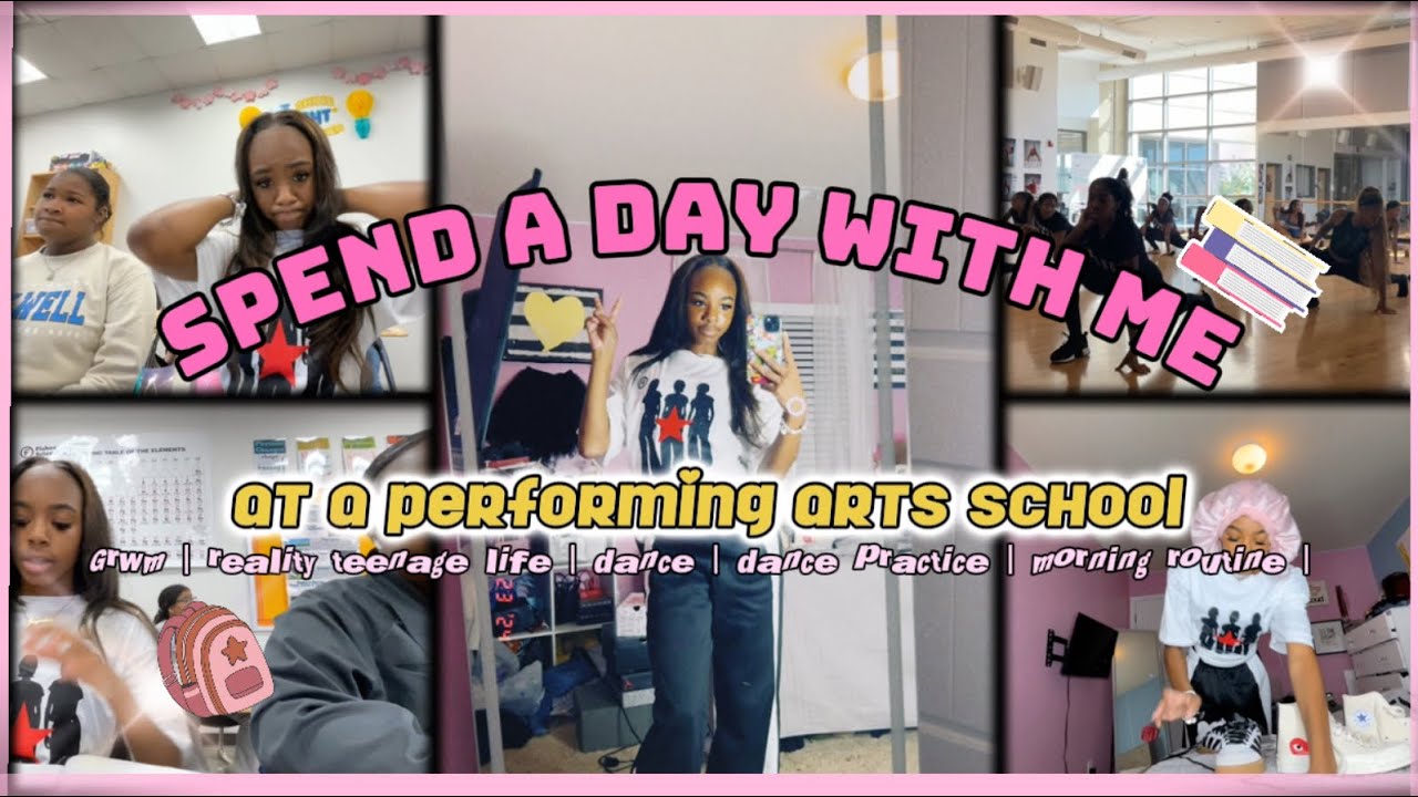 SPEND A DAY WITH ME AT A PERFORMING ARTS SCHOOL🎭🌸| GRWM |REALITY ...
