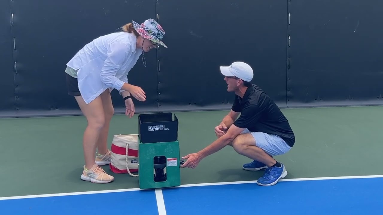 Pickleball Tutor Mini Ball Machine Review - YouTube