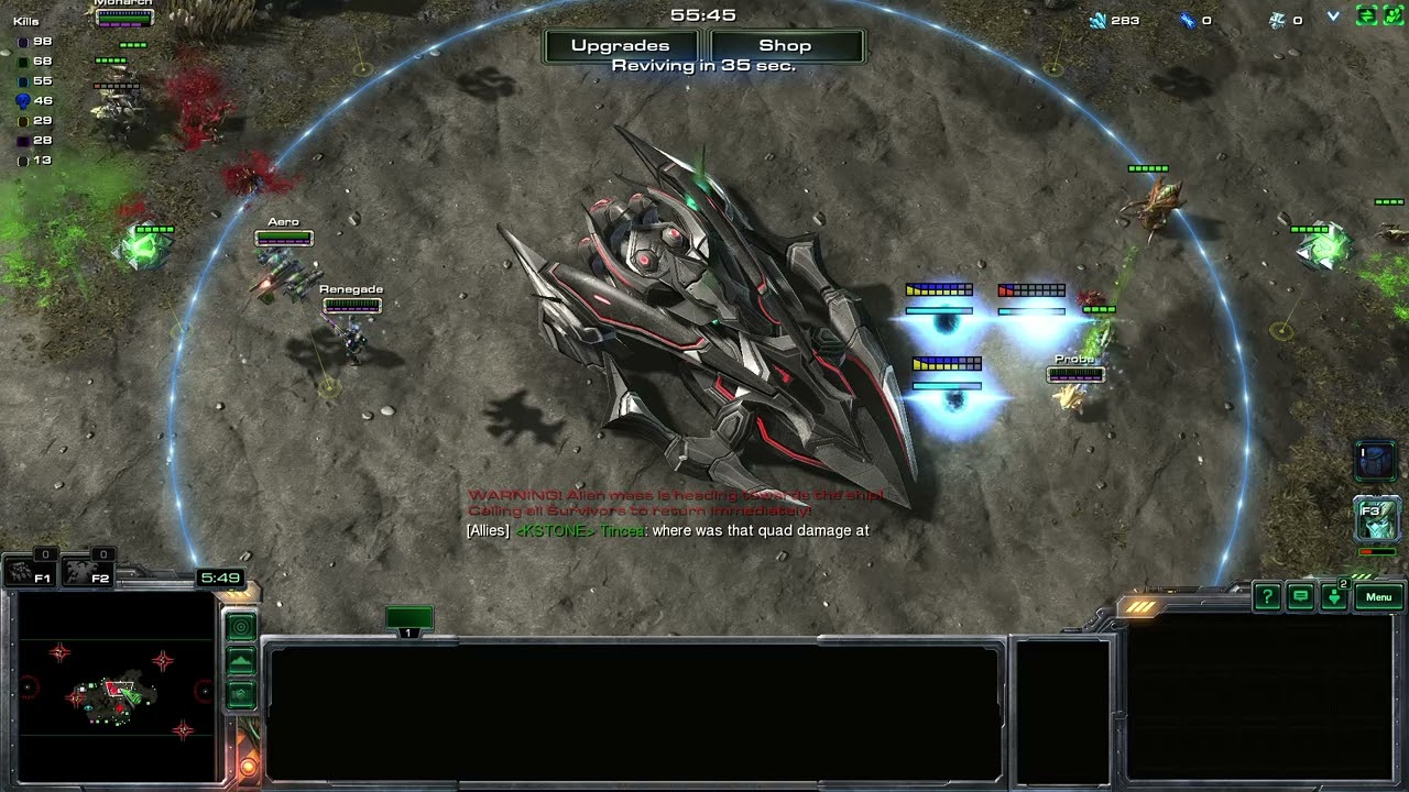 StarCraft 2 Custom Game: Crash RPG Maximum where Mutas rule the skys ...