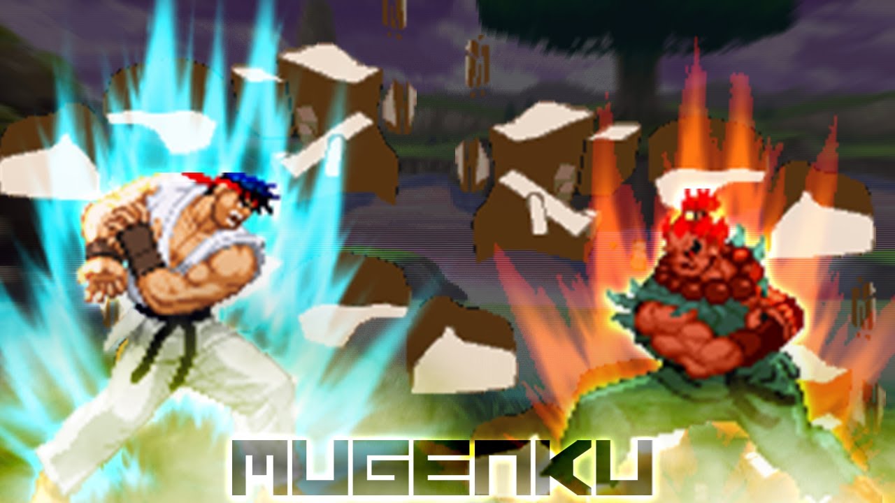 Ice Ryu Burn vs Akuma Gouki Evo. Kamehameha! Street Fighter MUGEN - YouTube
