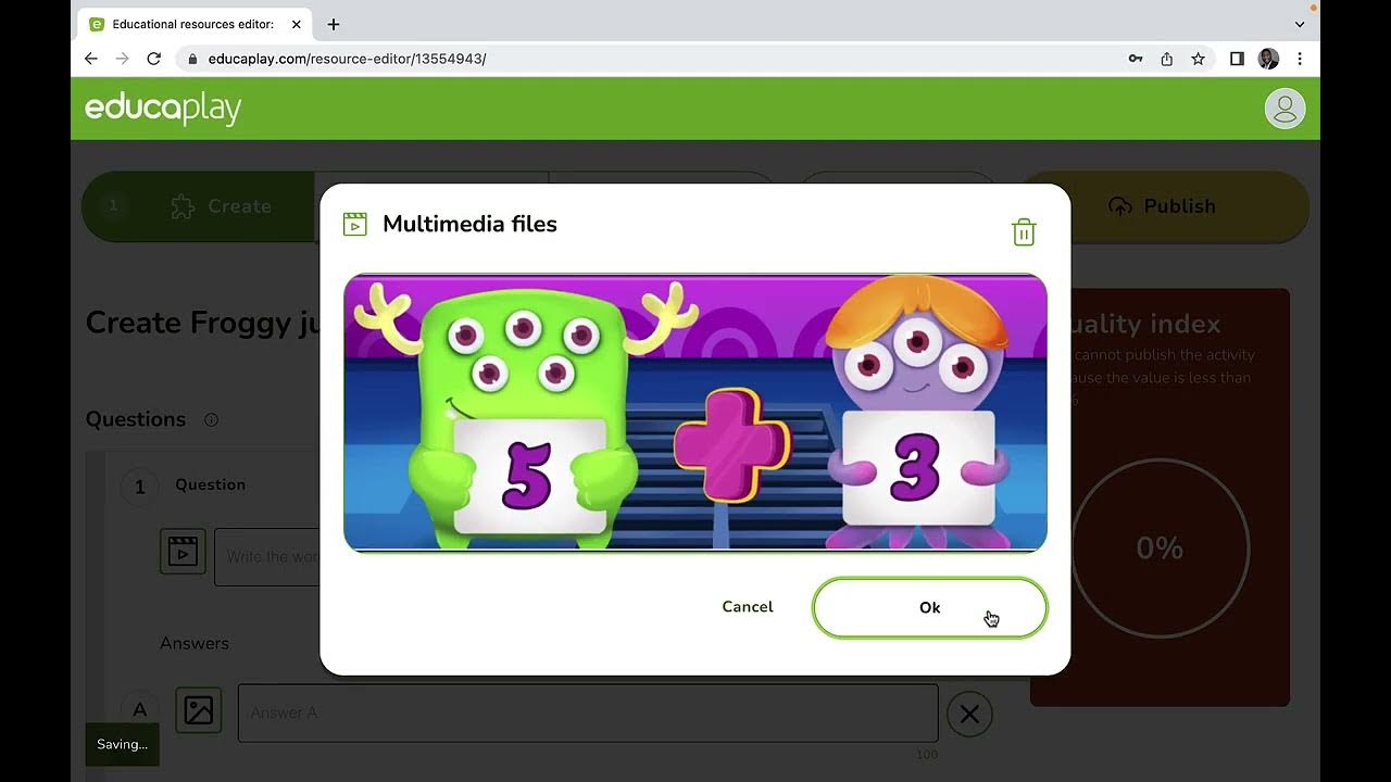 How to create a FROGGY JUMPS Game using EDUCAPLAY - YouTube