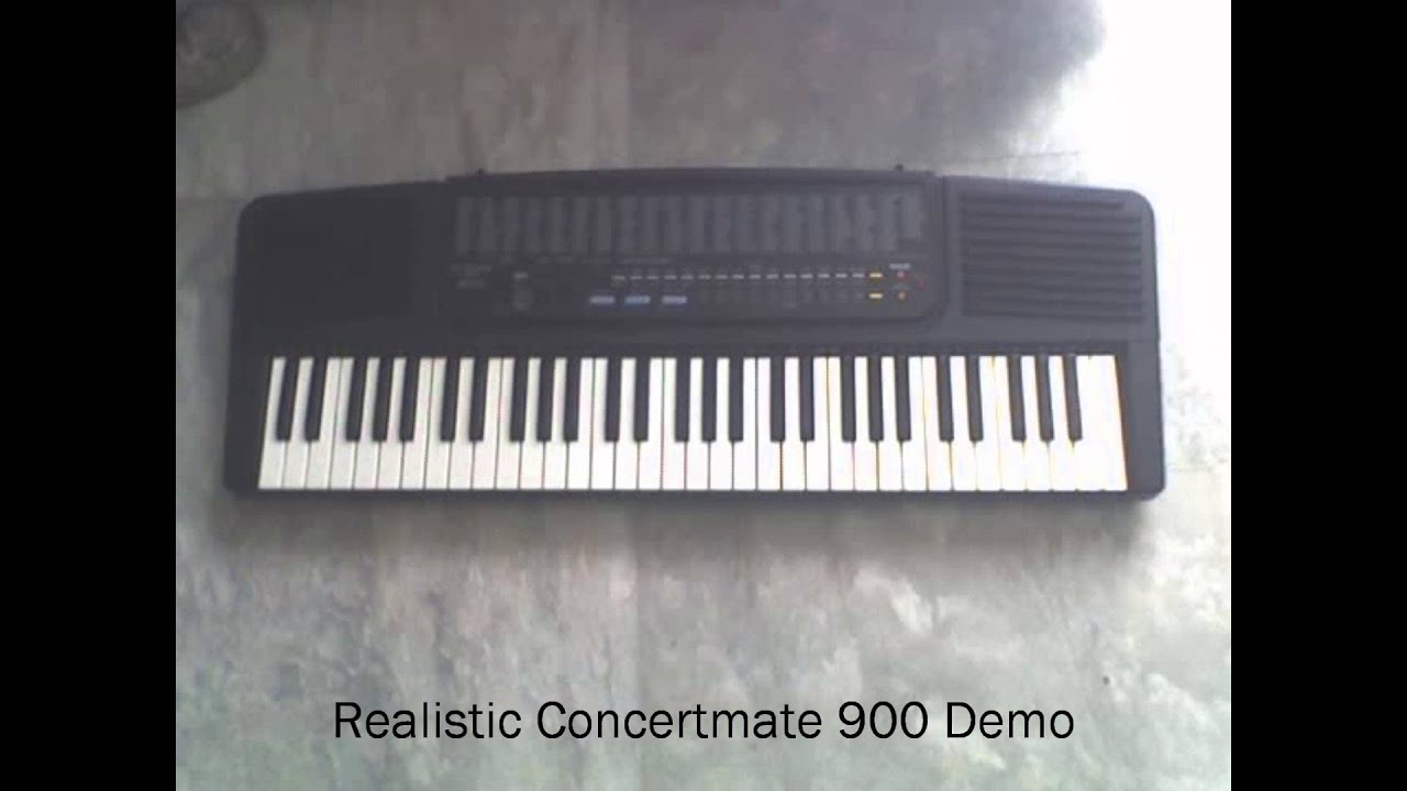 Realistic Concertmate 900 Demo - YouTube
