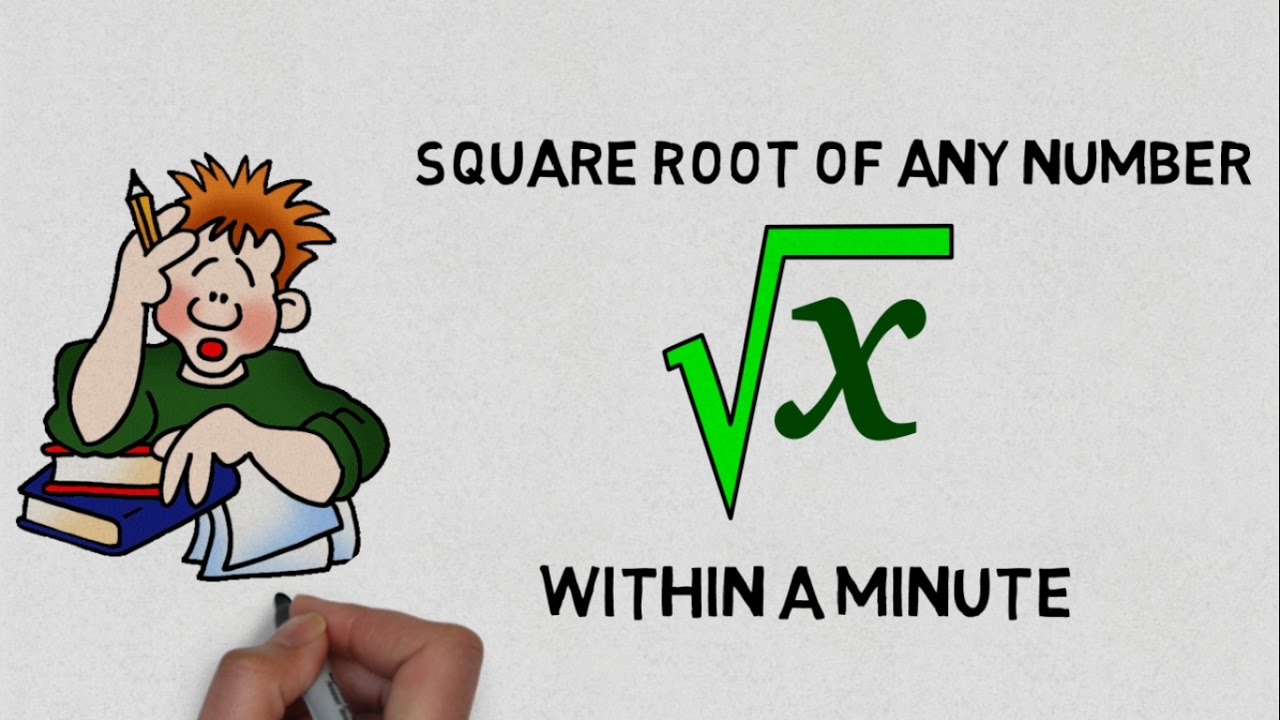 HOW TO CALCULATE SQUARE ROOT OF ANY NUMBER WITHIN A MINUTE MATHS how-to-calculate-square-root-of-any-number-within-a-minute-maths