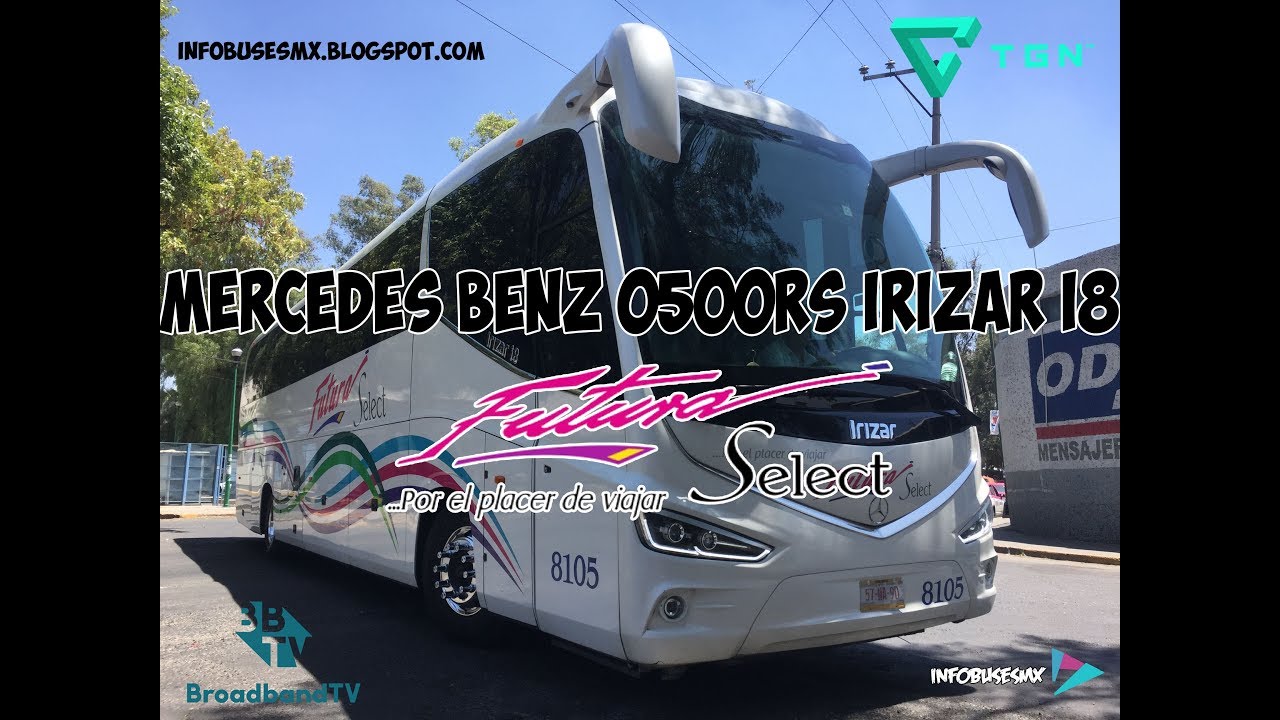 Mercedes Benz O500RS Irizar i8 Futura Select - YouTube