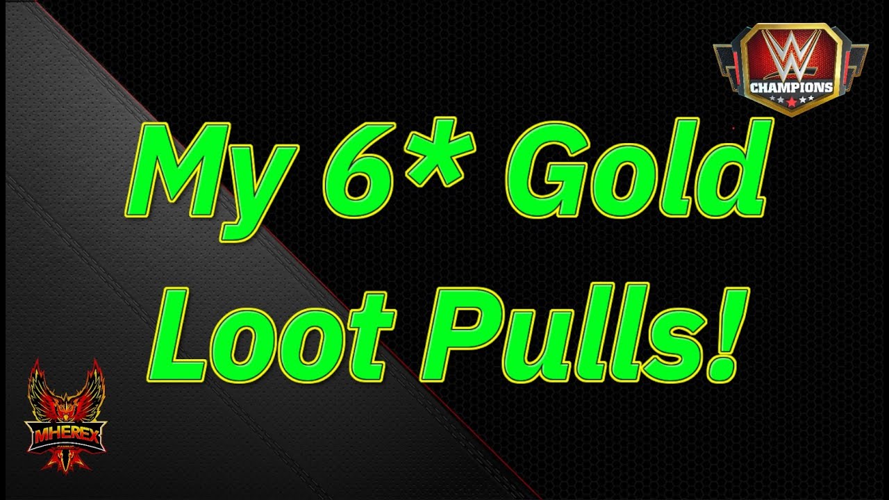 My 6* Gold Loot Pulls! - YouTube