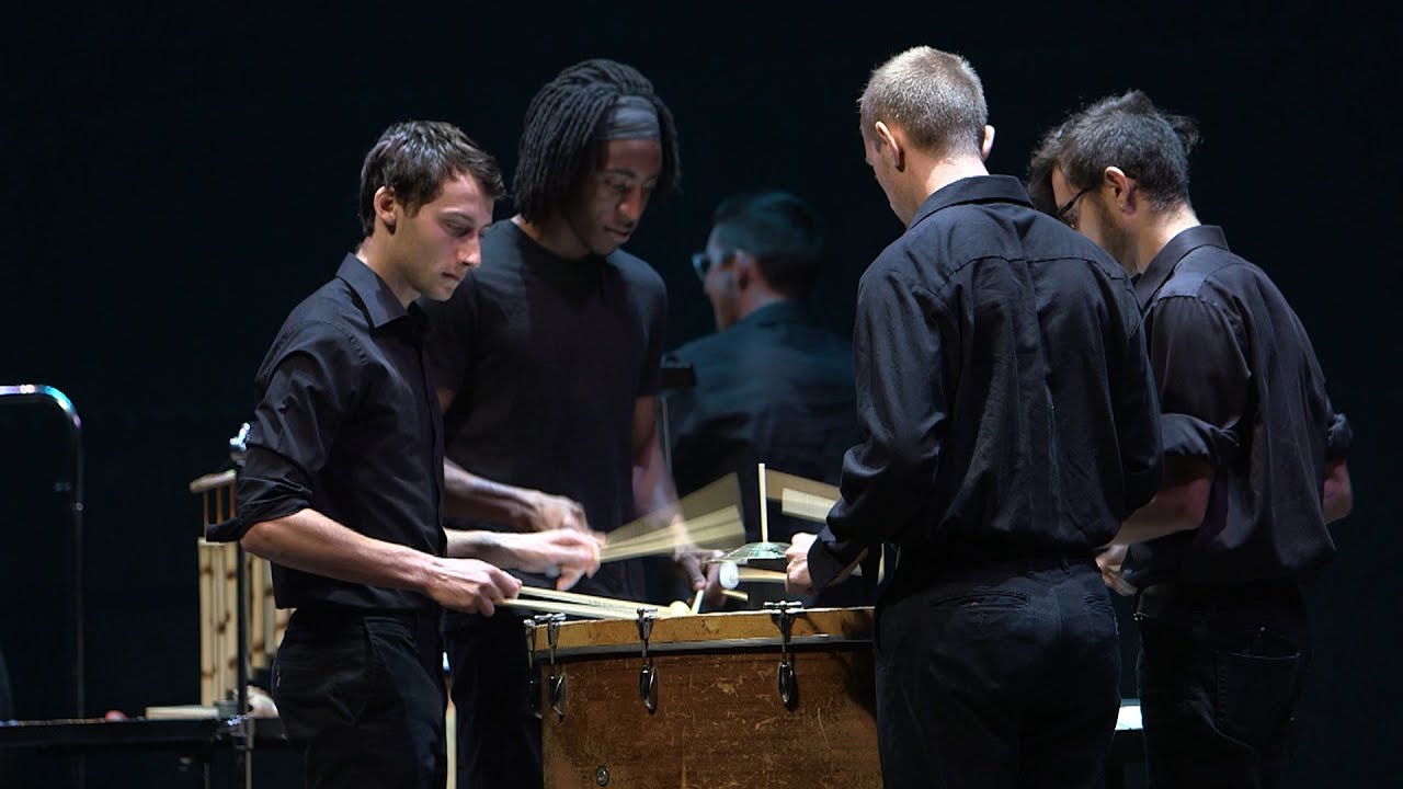 UMass Amherst Percussion Ensemble plays an excerpt from “Extremes” by ...