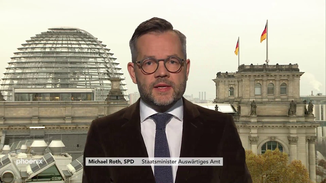 phoenix tagesgespräch mit Michael Roth (SPD) am 20.11.18 - YouTube