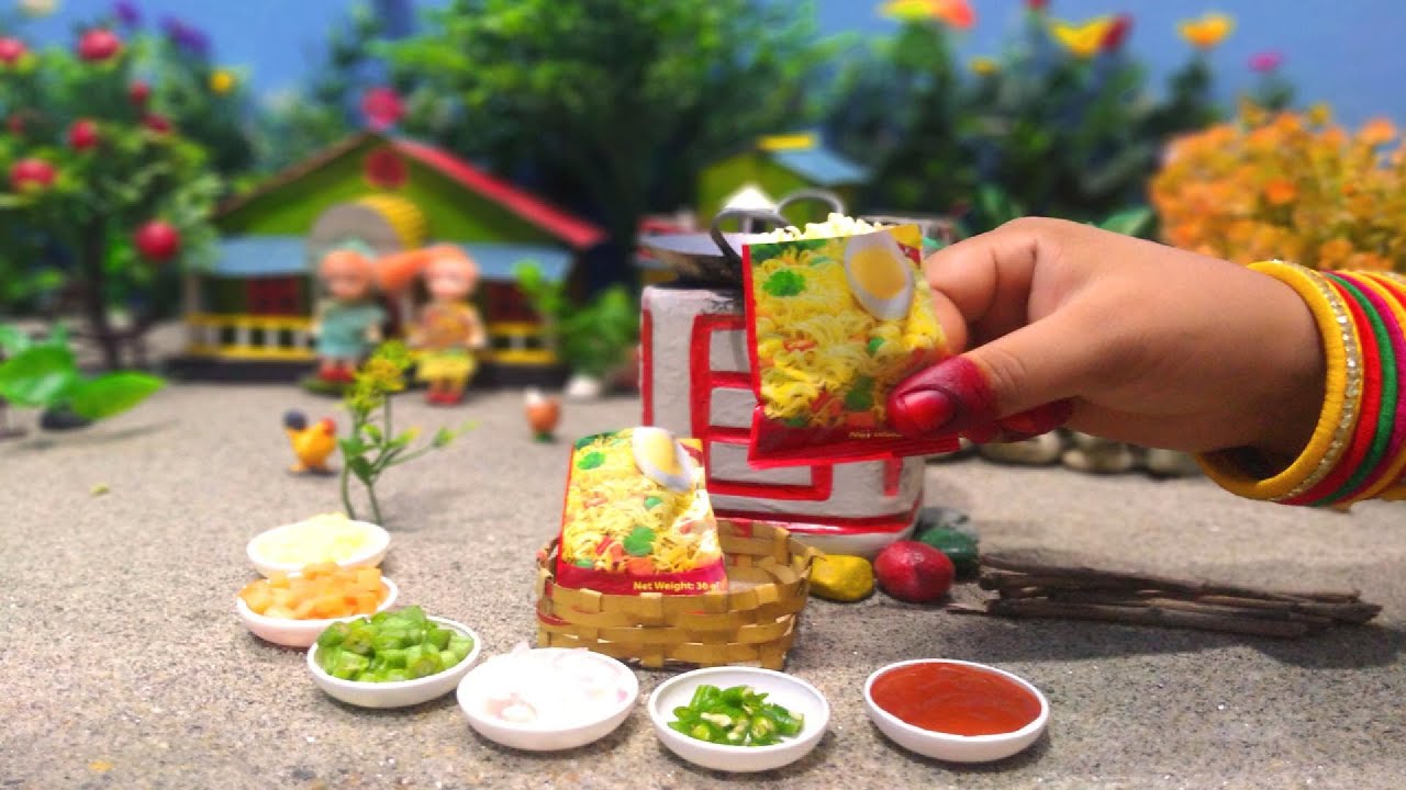 Easy and delicious recipe for miniature noodles II How to make ...