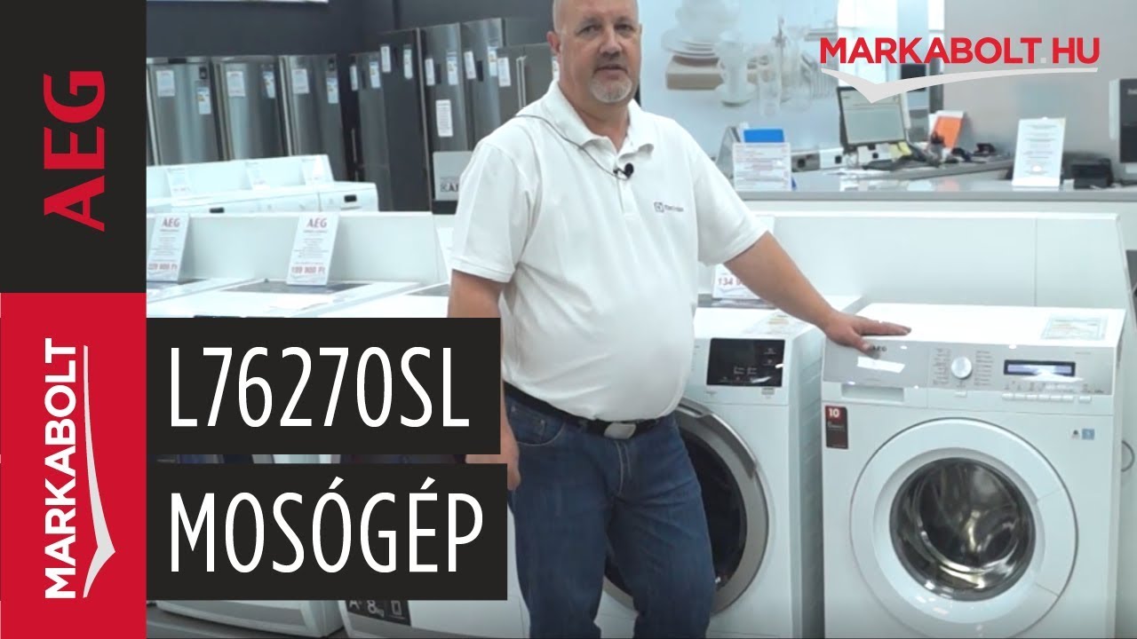 AEG L76270SL mosógép - Márkabolt.hu - YouTube