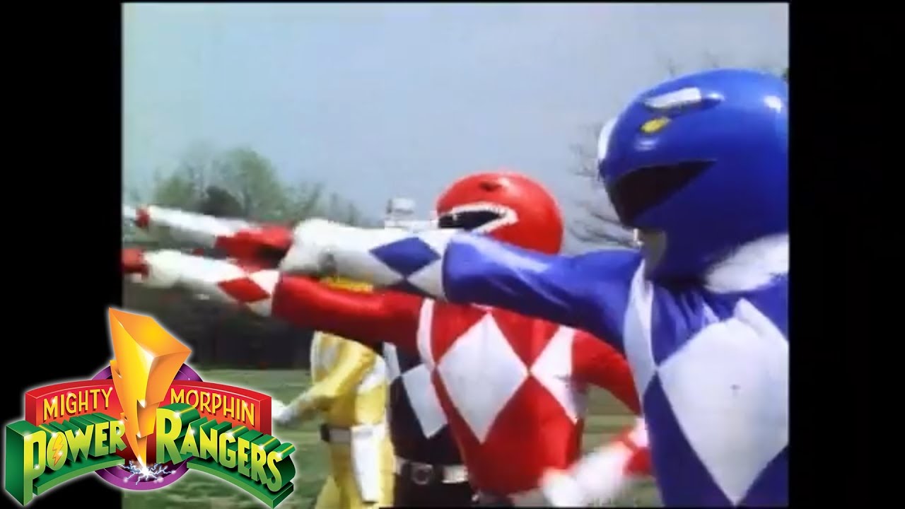 Mighty Morphin Power Rangers | Foul Play in the Sky | Season 1 - YouTube