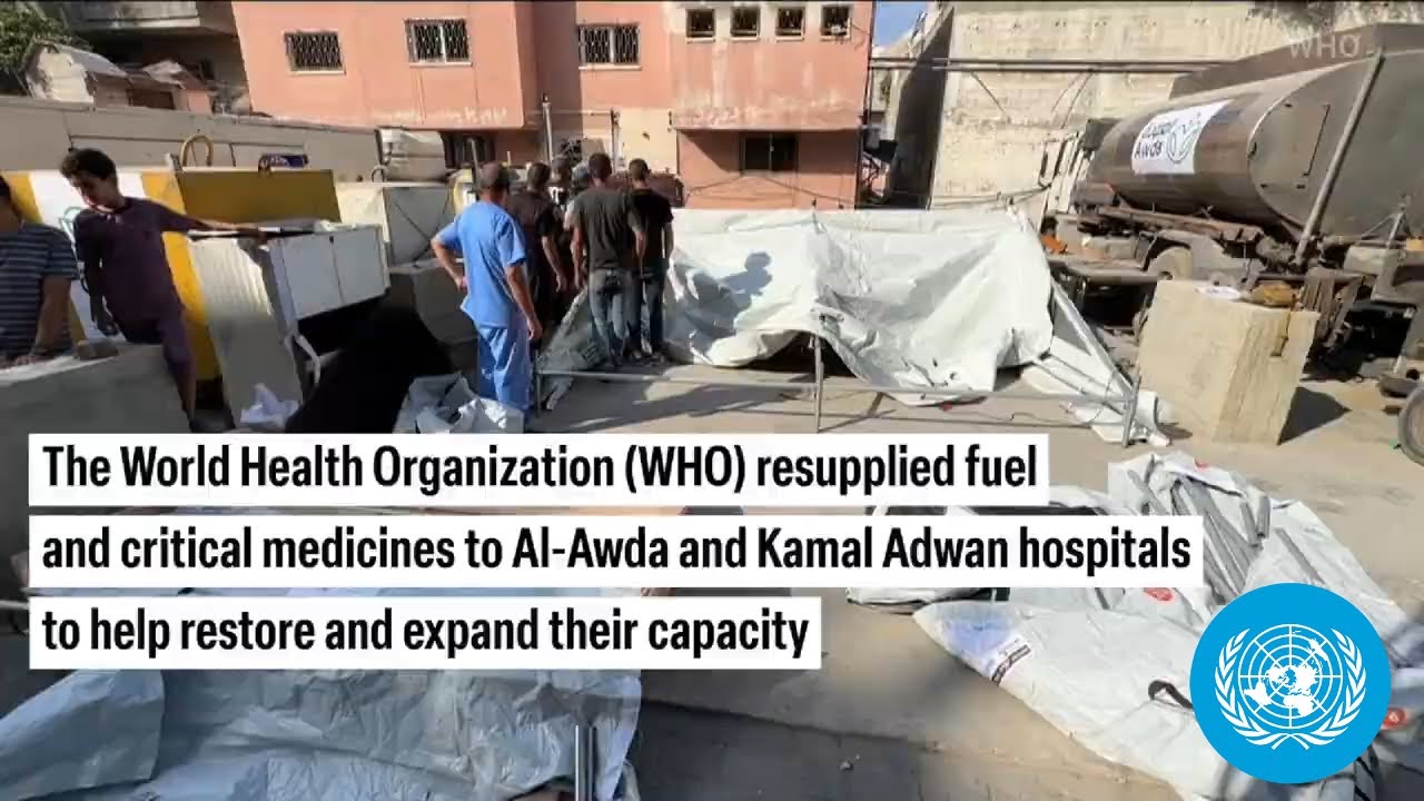 The World Health Organization (WHO) reached Al-Awda and Kamal Adwan ...