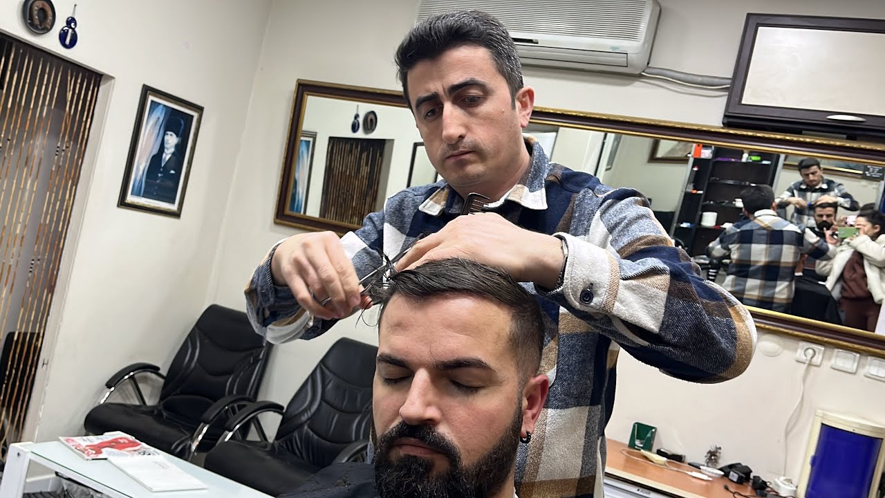 ASMR traditional turkish barber - YouTube
