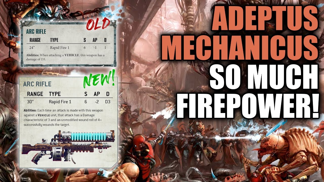 Some Brand New Adeptus Mechanicus Weapons Buffs! │ Warhammer 40k 9th ...