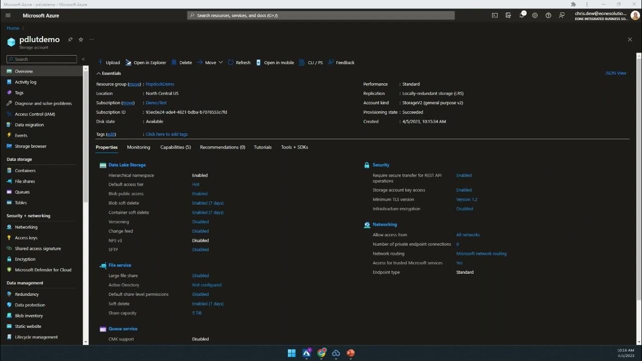 Setting up your Azure Data Lake & Connecting Popdock - YouTube