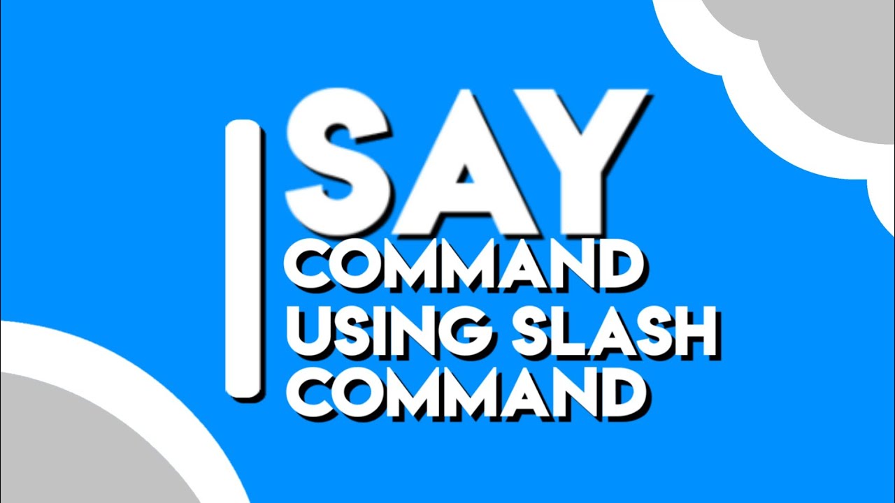 #4 BDFD | How to make Say Command in Slash Command - YouTube