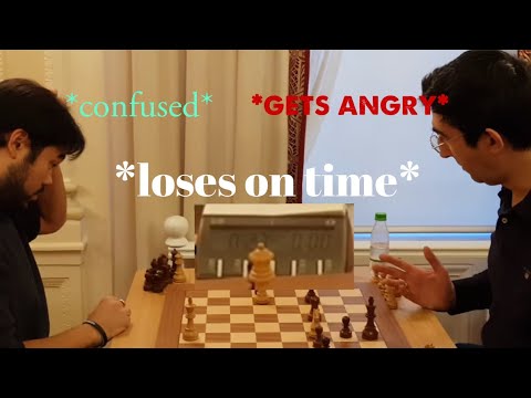 Kramnik LOSING ON TIME compilation *GETS ANGRY*