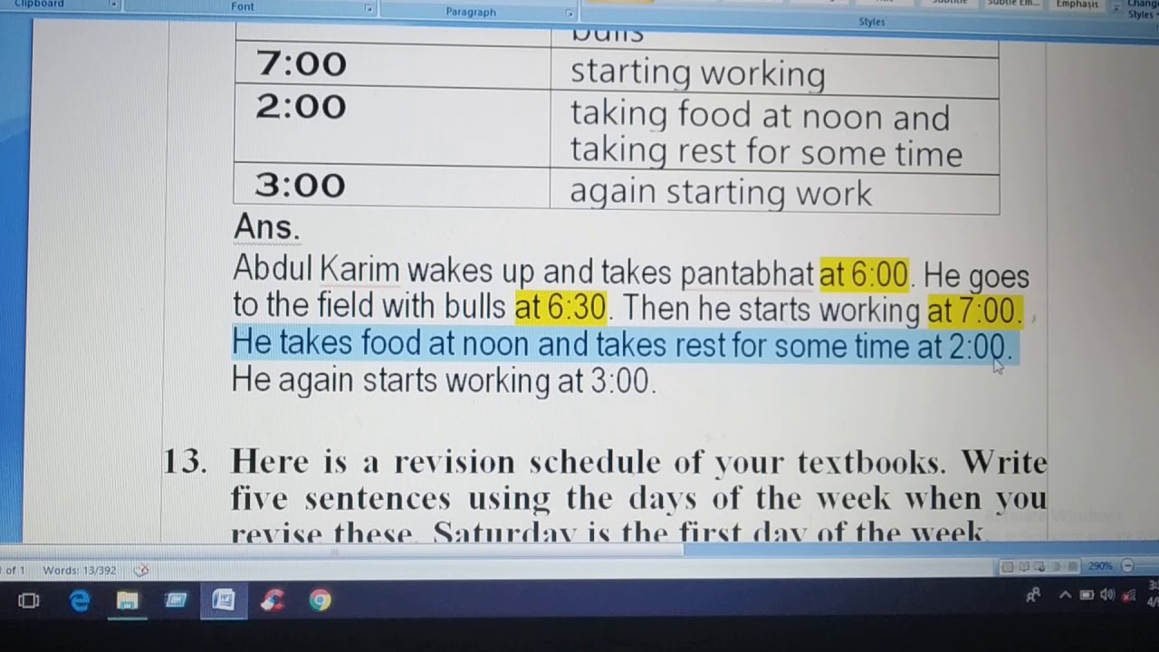 Class 5 English Question 11 YouTube class-5-english-question-11-youtube