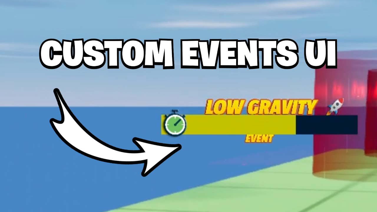 CUSTOM EVENTS UI #uefn #verse - YouTube