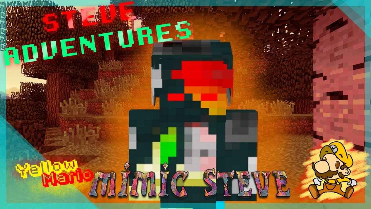 Steve Adventures: EP.2 "Mimic steve is here....." - YouTube