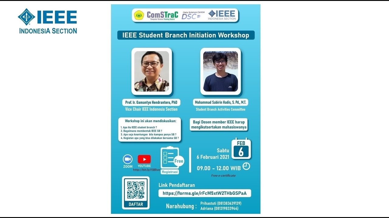 IEEE Student Branch Initiation Workshop - YouTube