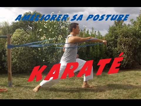 Préparation physique Karaté - Améliorer ses postures en karaté - YouTube