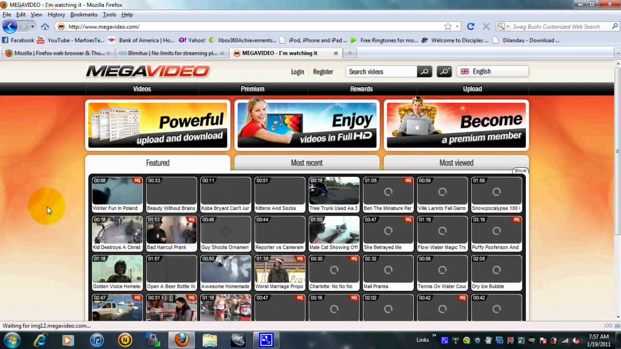How To Bypass the 72 minute restriction on megavideo (Method 2) - YouTube