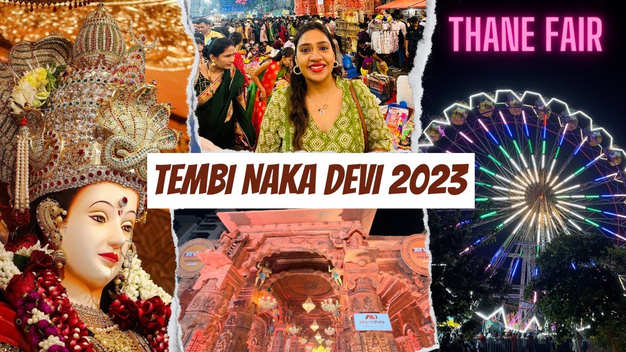 Her 1st Ever Visit at Tembi Naka Devi 2023 | Thane Fair | Talao Pali ...