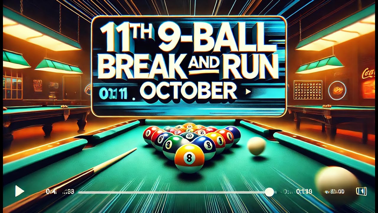 (2525) Joey's 9 Ball Break n Run - YouTube
