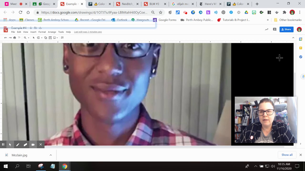 How to create a mosaic in Google Drawings. - YouTube