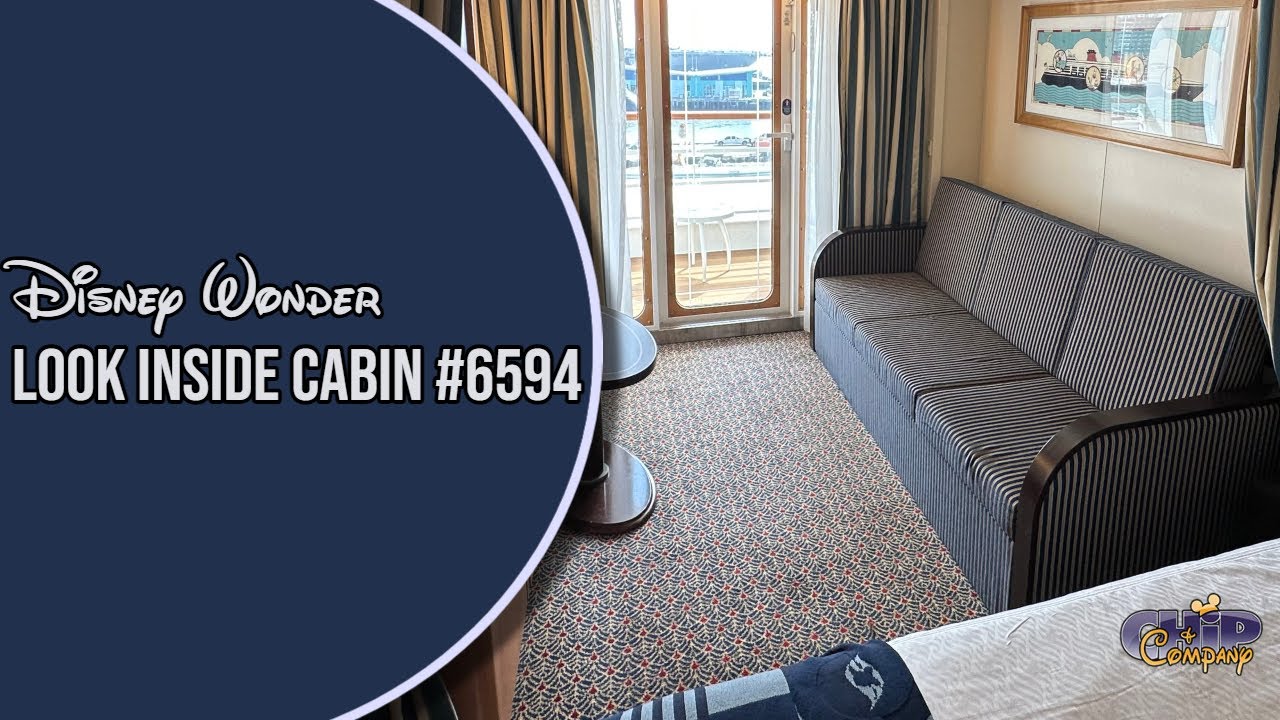 Disney Wonder Look Inside Cabin 6594 | Disney Cruise Line - YouTube