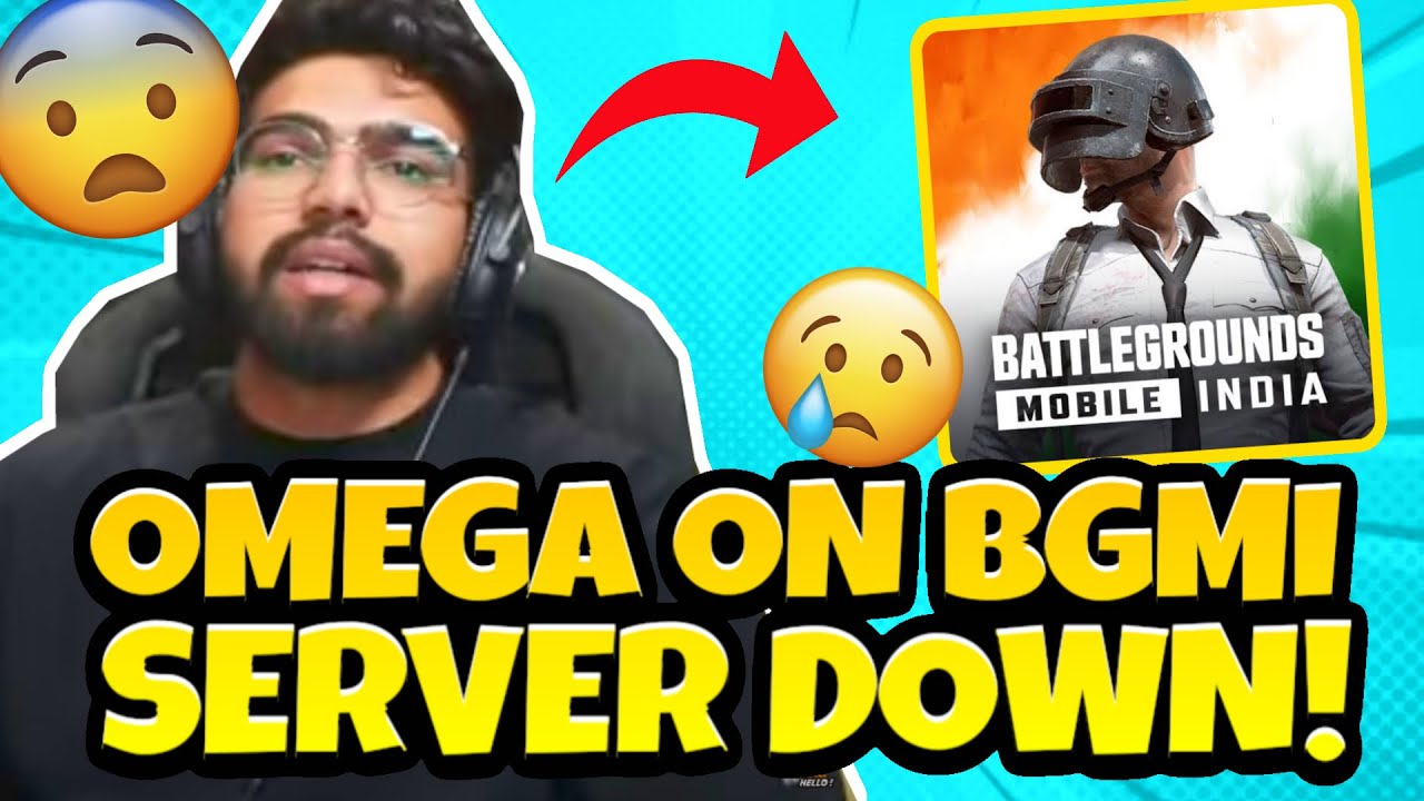 OMEGA ON BGMI SERVER DOWN! 😥😨 - YouTube