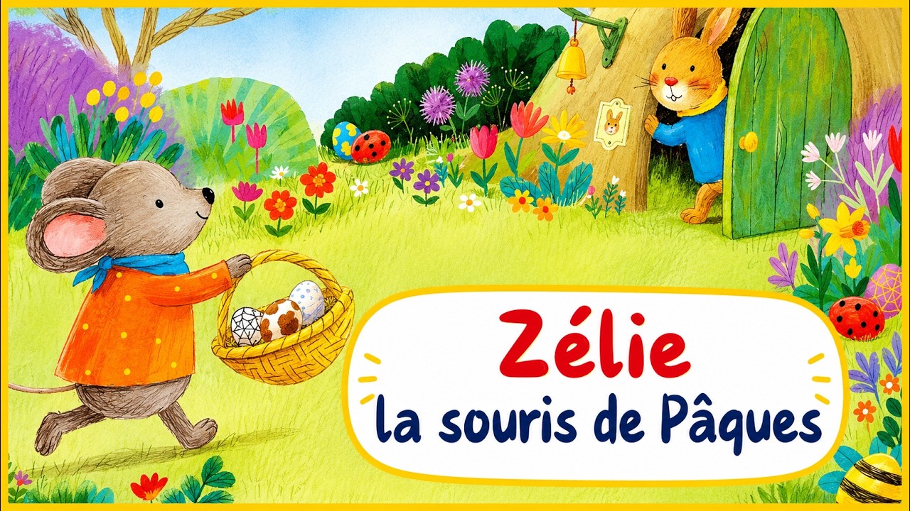 Zélie la souris de Pâques 🐣 | Histoire d’entraide et œufs de Pâques ...