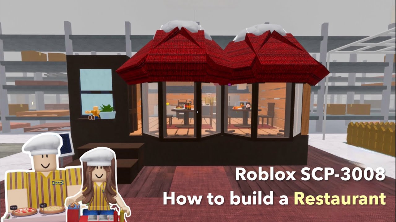 Building a Small restaurant in Roblox 3008! | Roblox SCP 3008 House ideas - YouTube