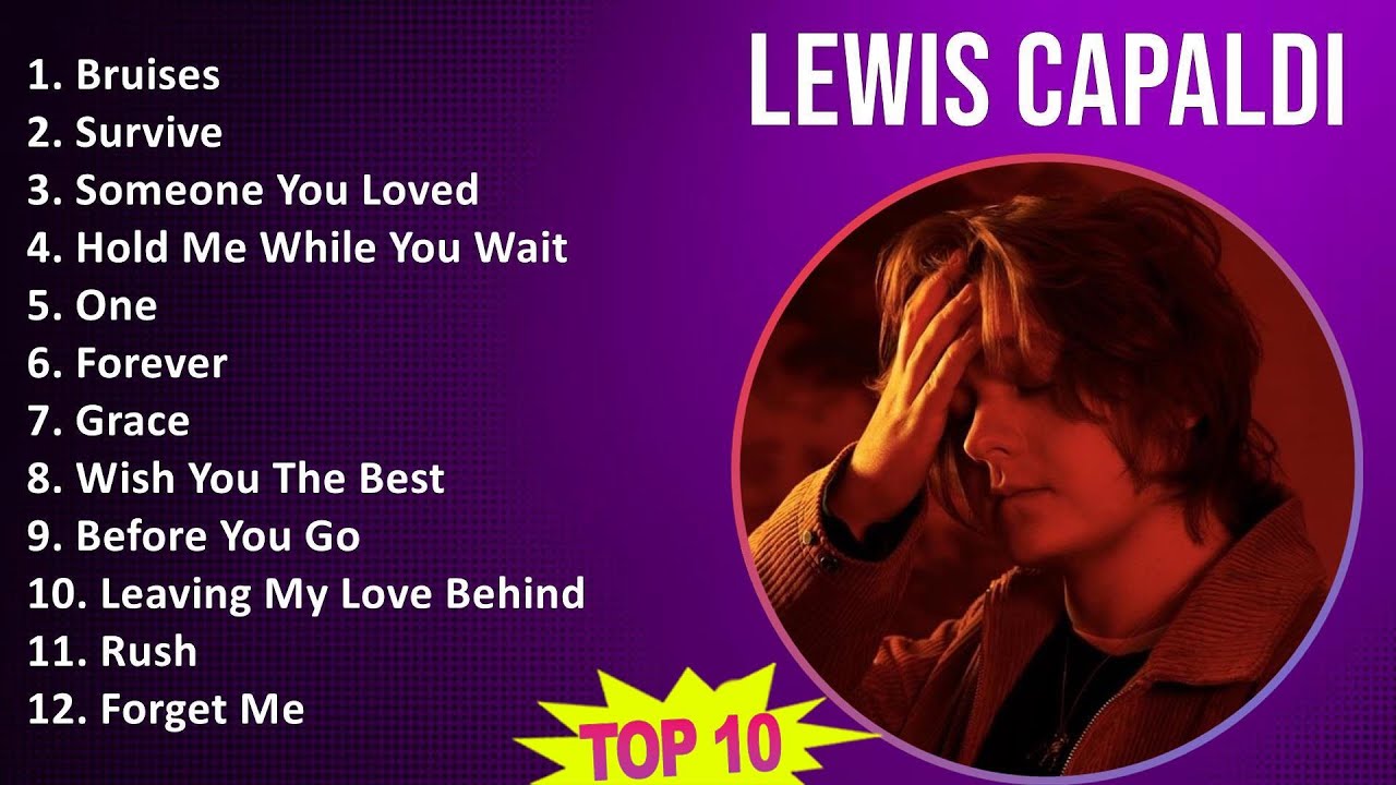 Lewis Capaldi 2025 MIX The Very Best - Bruises, Survive, Someone You ...
