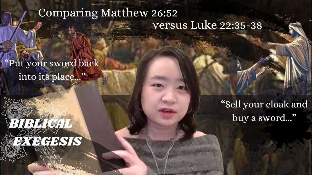 Why did Jesus command his disciples to put their swords away, and later ...
