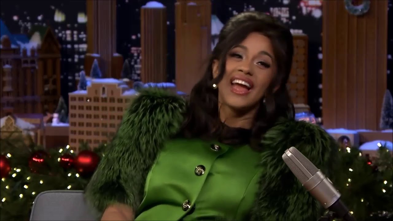 Cardi B and Jimmy Fallon interview (ALL AWKWARD MOMENTS) - YouTube