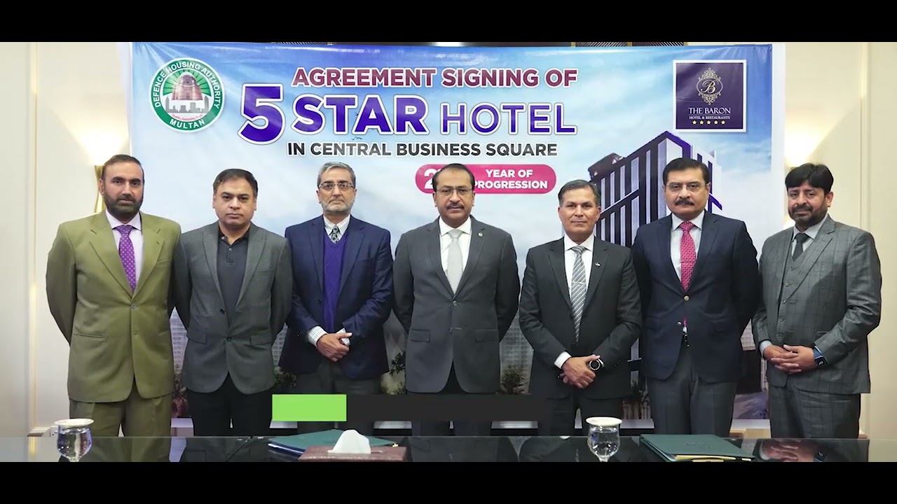 DHA Multan's 5 Star Hotel - YouTube