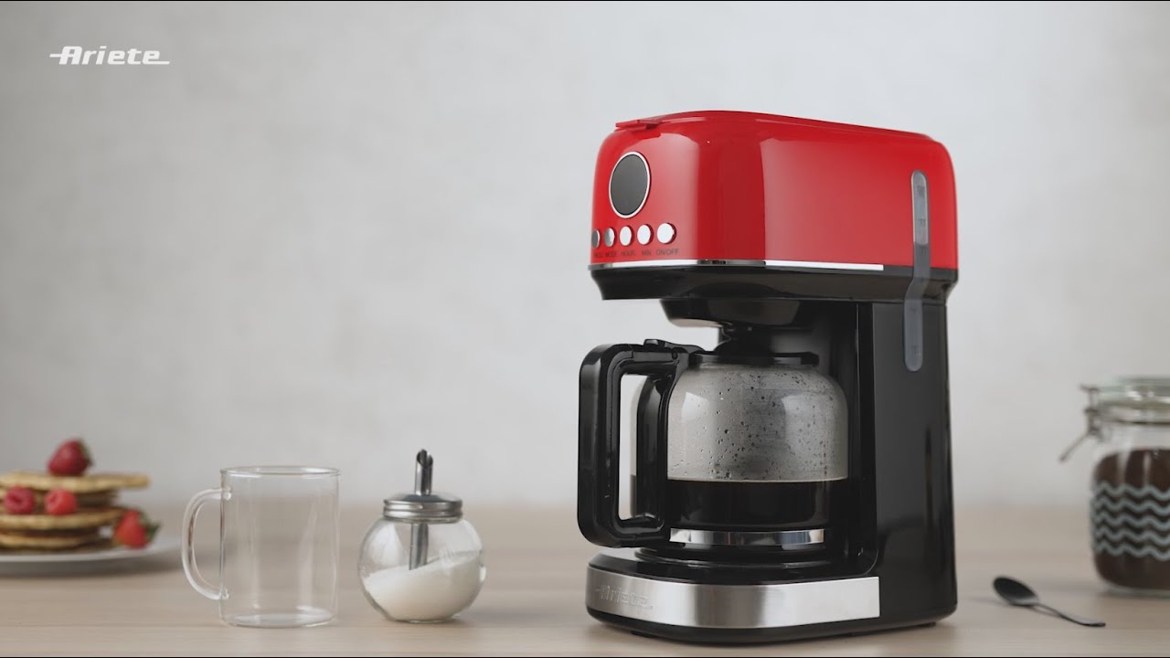 Modern Red Filter Coffee Machine by JB Saeed Studio - YouTube