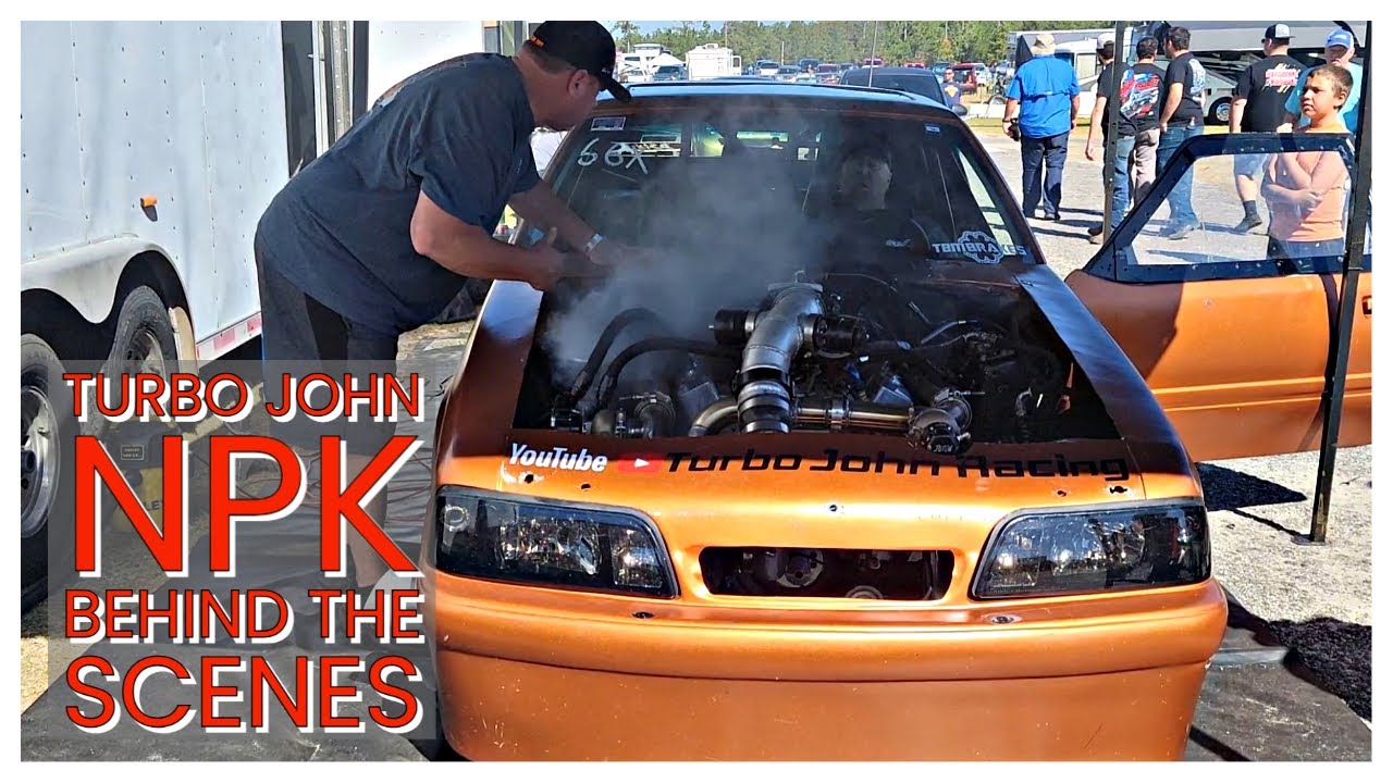 Turbo John Behind the Scenes at NPK Rockingham - YouTube