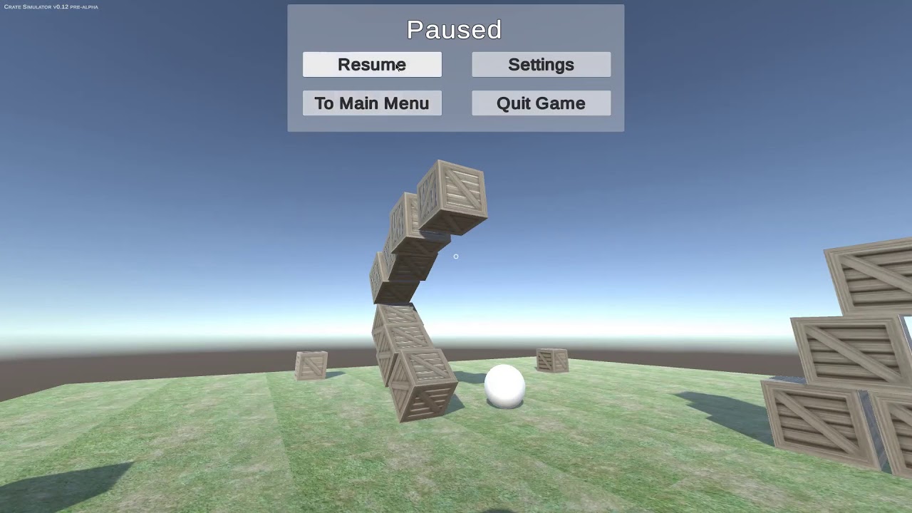 Crate Simulator - Update | Menus and Throwing - YouTube