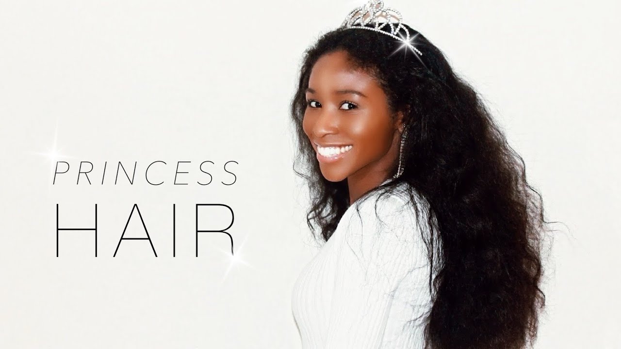 HOW TO: Destiny's BIG and Flowy Princess Hair - YouTube
