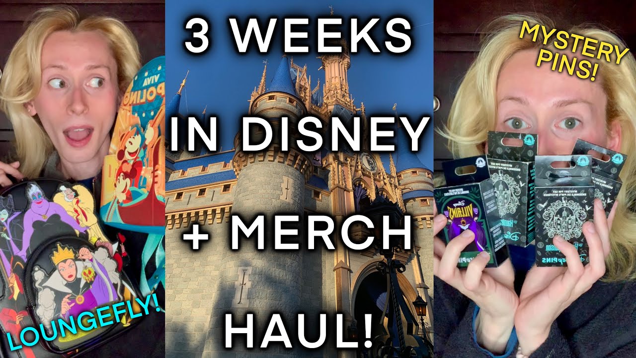 3 WEEKS IN DISNEY + MERCH HAUL!! 🎄🎂 🏰 with Nicky Marra! - YouTube