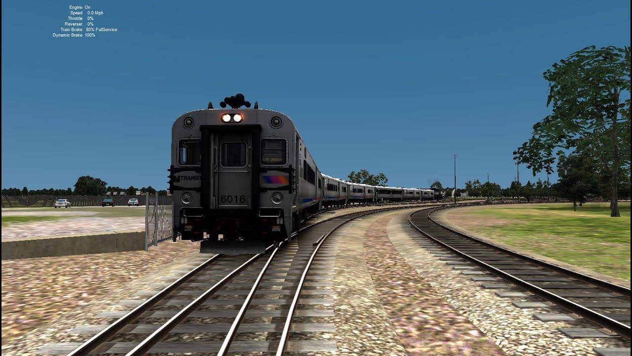 RAILWORKS: NJCL Bay Head - Long Branch - Bay Head 6016 - 4101 - YouTube