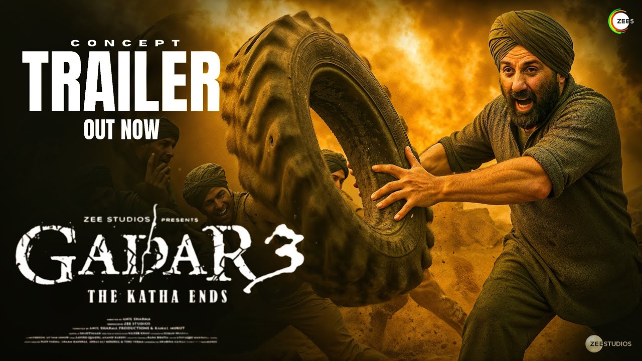 Gadar 3 | Concept Trailer | Sunny Deol | Ameesha Patel | Utkarsh Sharma ...